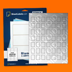 1x0.75 Tamperproof VOID Silver Polyester Labels - SL1140-SVP