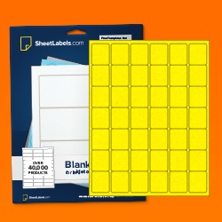1.25x1.5 Yellow Labels - SL1197-TY | SheetLabels.com®