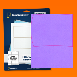 3.4954x2.75 Purple Labels - SL1902-TP | SheetLabels.com®