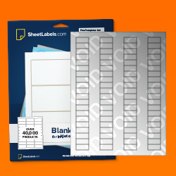 1.125x0.5 Tamperproof VOID Silver Polyester Labels - SL585-SVP