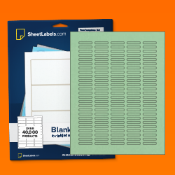 1.1875x0.1875 Pastel Green Labels - SL689-PSTLG