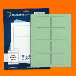 2.75”x2.25” Pastel Green Labels - SL901-PSTLG